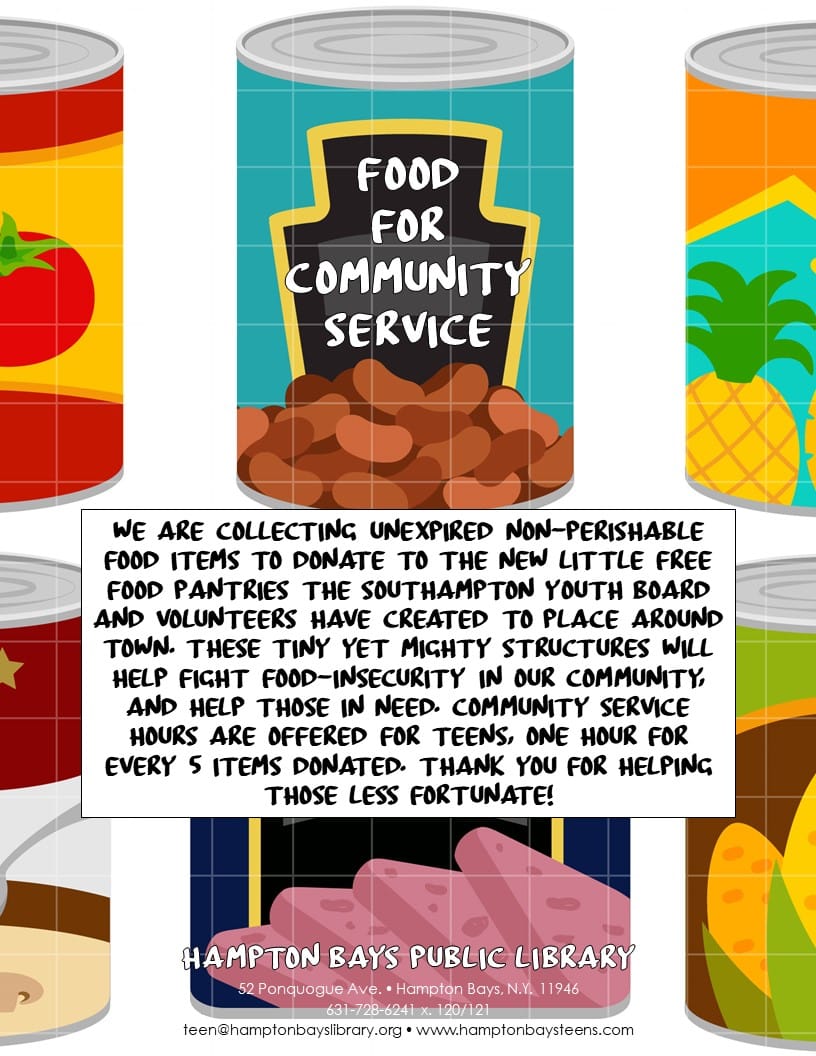 Teen Services - Hampton Bays Public Library